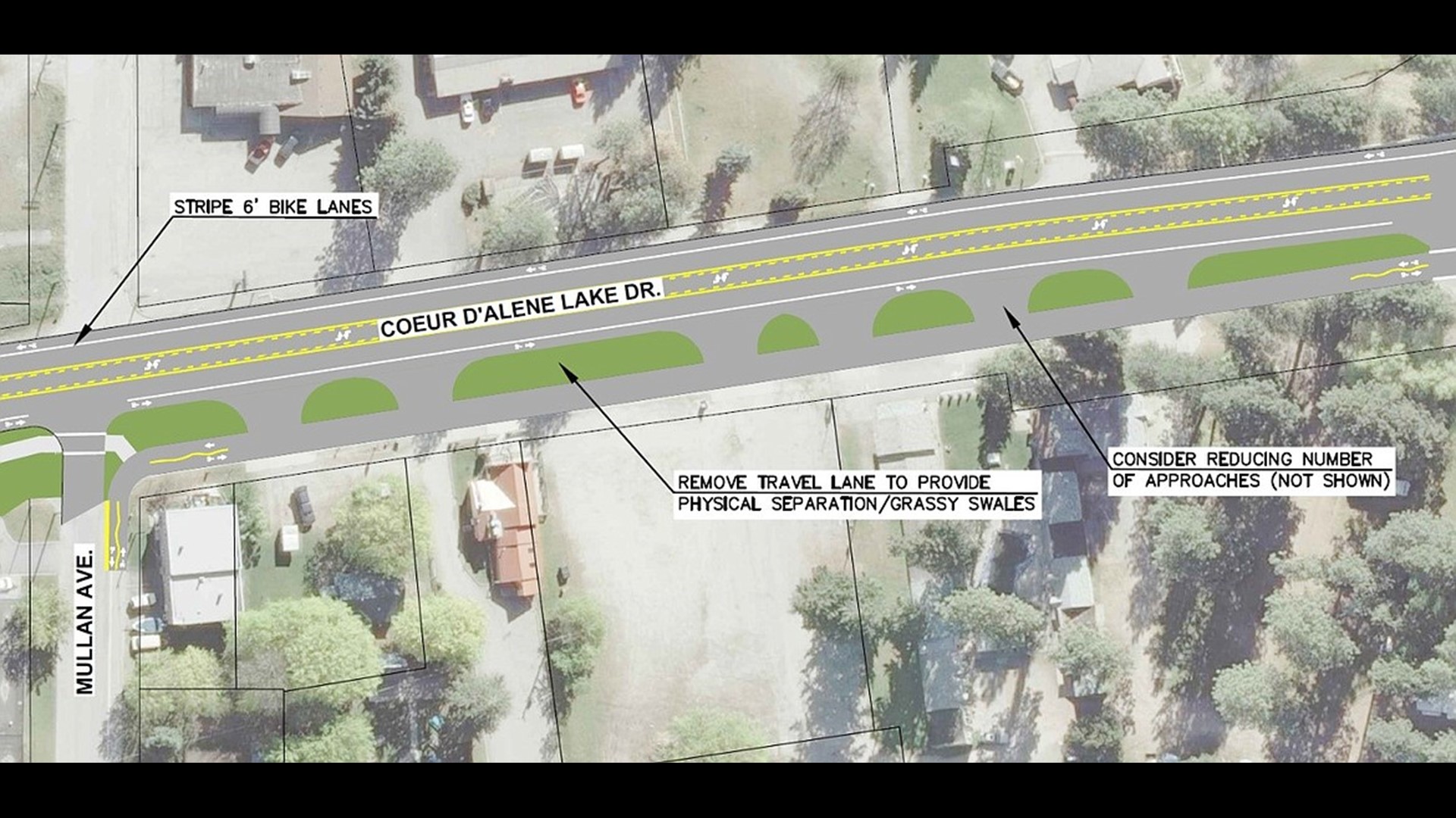 Changes to Coeur d'Alene Lake Drive bring confusion to drivers | krem.com