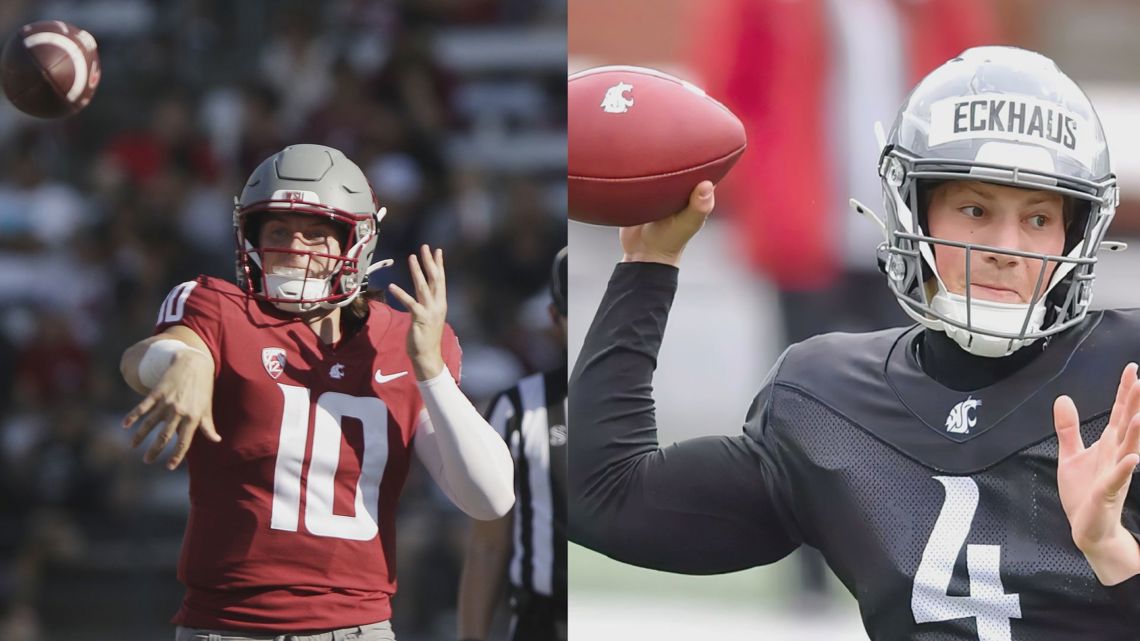 WSU QB battle to be settled next week | krem.com