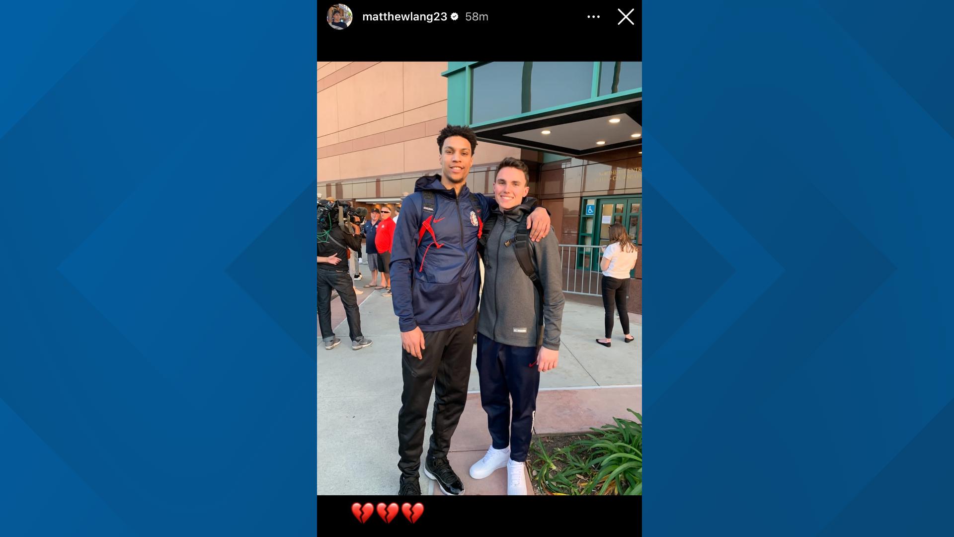 'Rest in Peace BC': Former Gonzaga Bulldog teammates react to Brandon ...