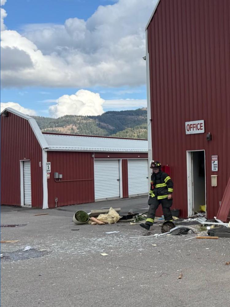 Firefighters rescue 2 after car crashes into building in Sagle | krem.com