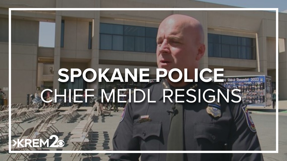 Spokane Police Chief Craig Meidl announces resignation | krem.com