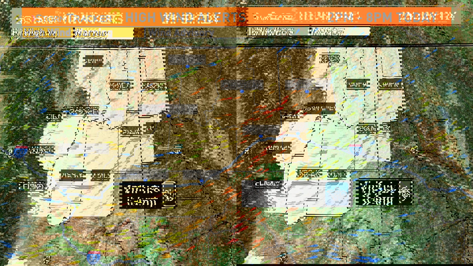 Wind Advisory issued for Spokane on Tuesday evening | krem.com