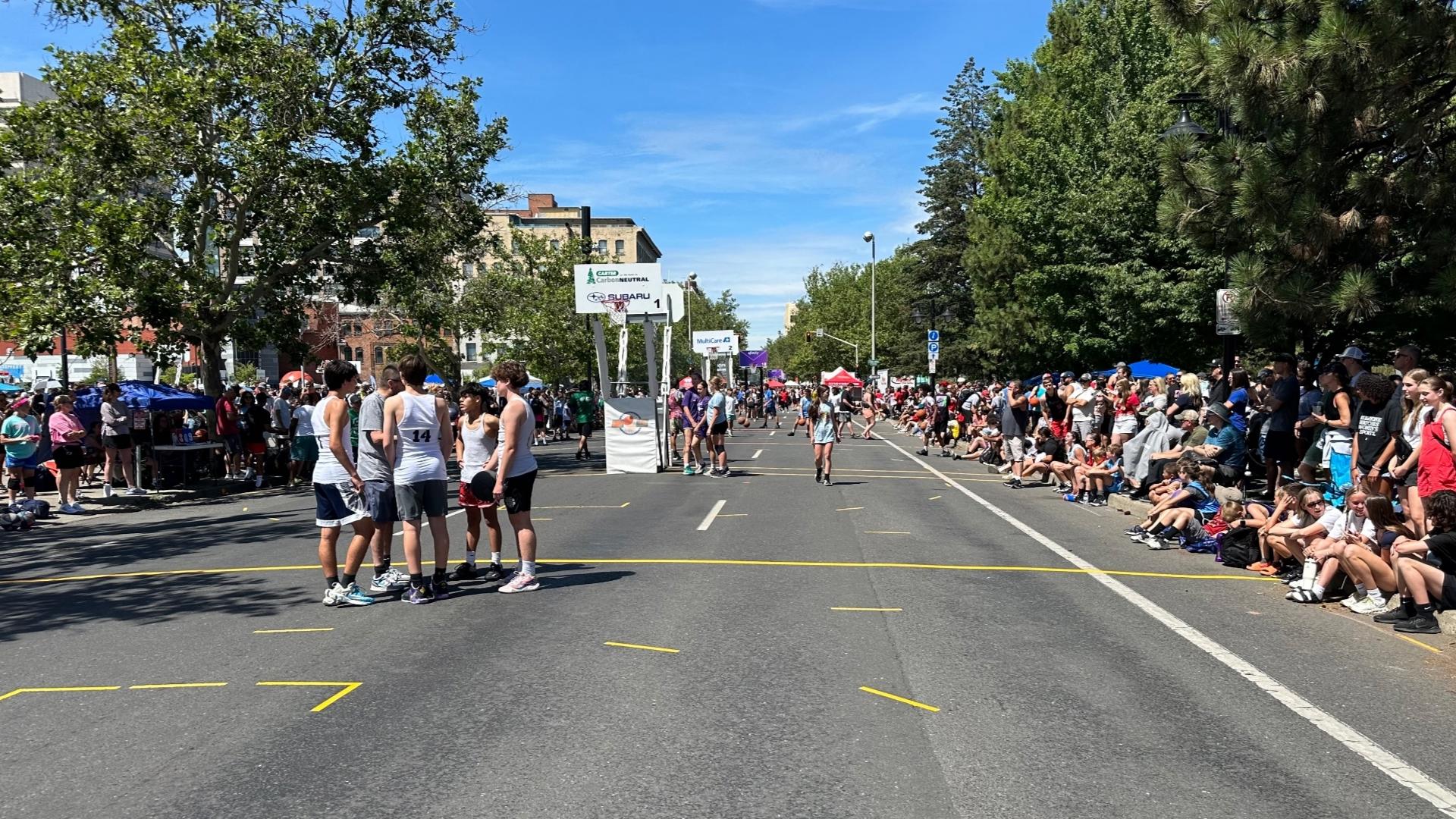 Here is what happened on Day 1 of Hoopfest in Spokane | krem.com