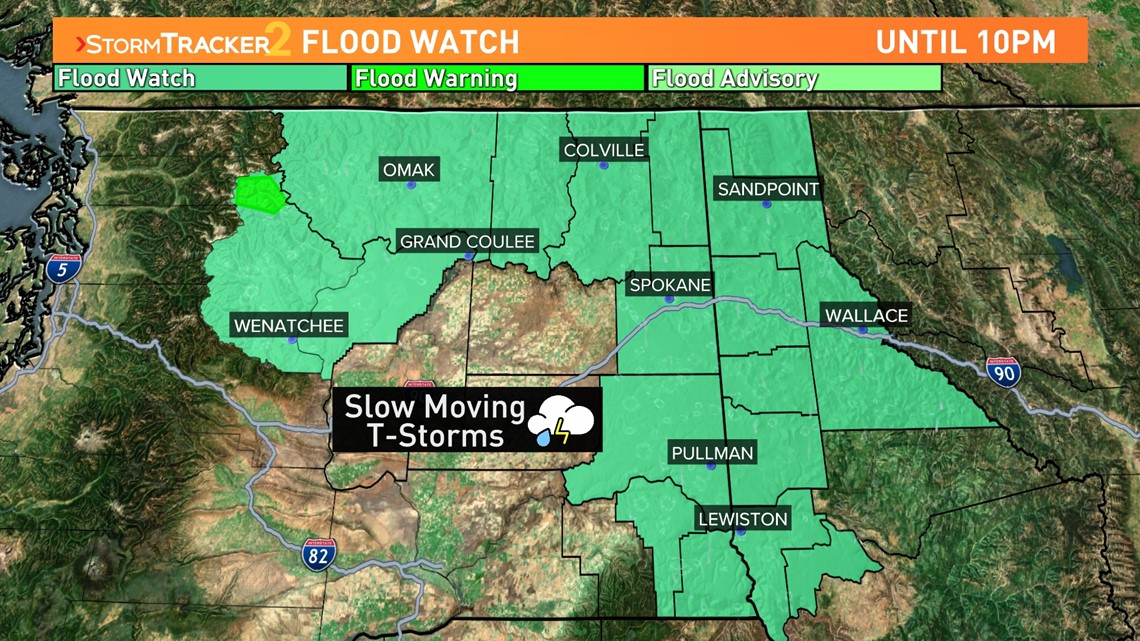 Flood Watch issued through Tuesday night for Spokane | krem.com