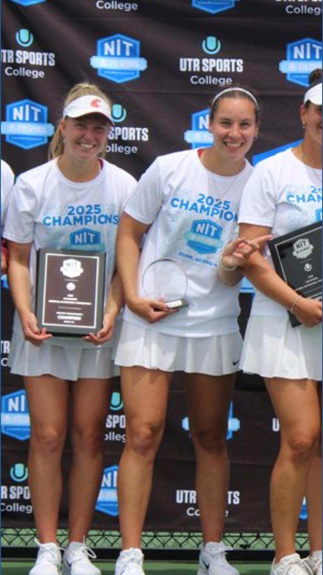 WSU women's tennis wins NIT Championship | krem.com