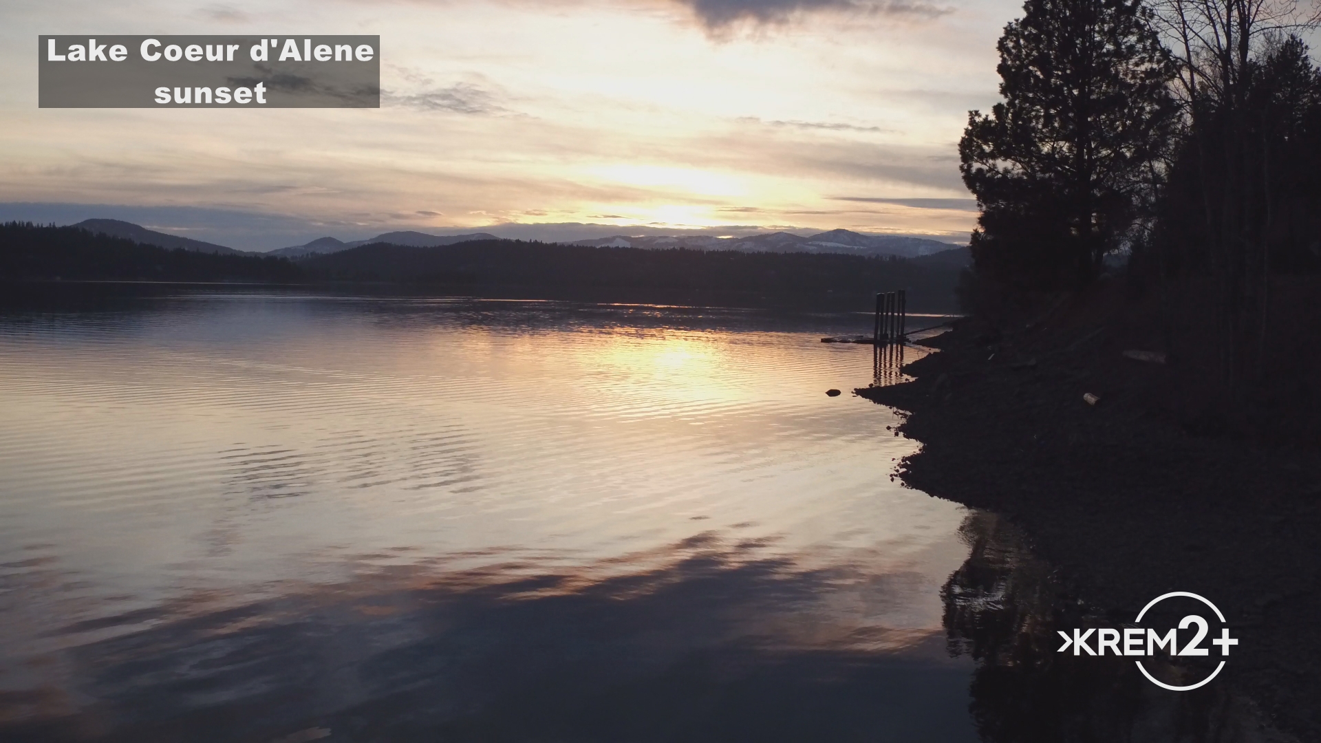 Moments of Zen - Sunset over Lake Coeur d'Alene | krem.com