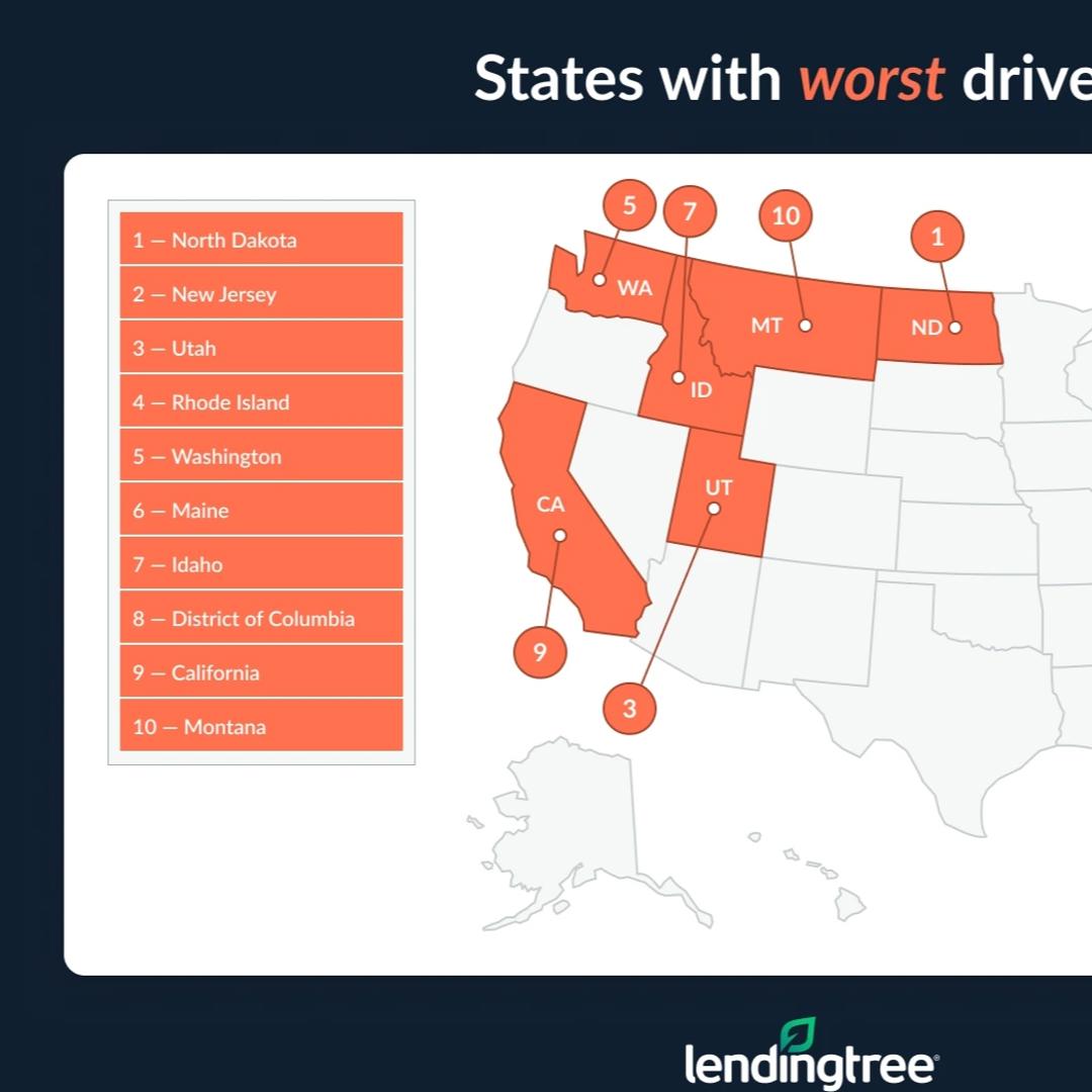 Washington ranks fifth for the worst drivers in the U.S. for 2025 ...