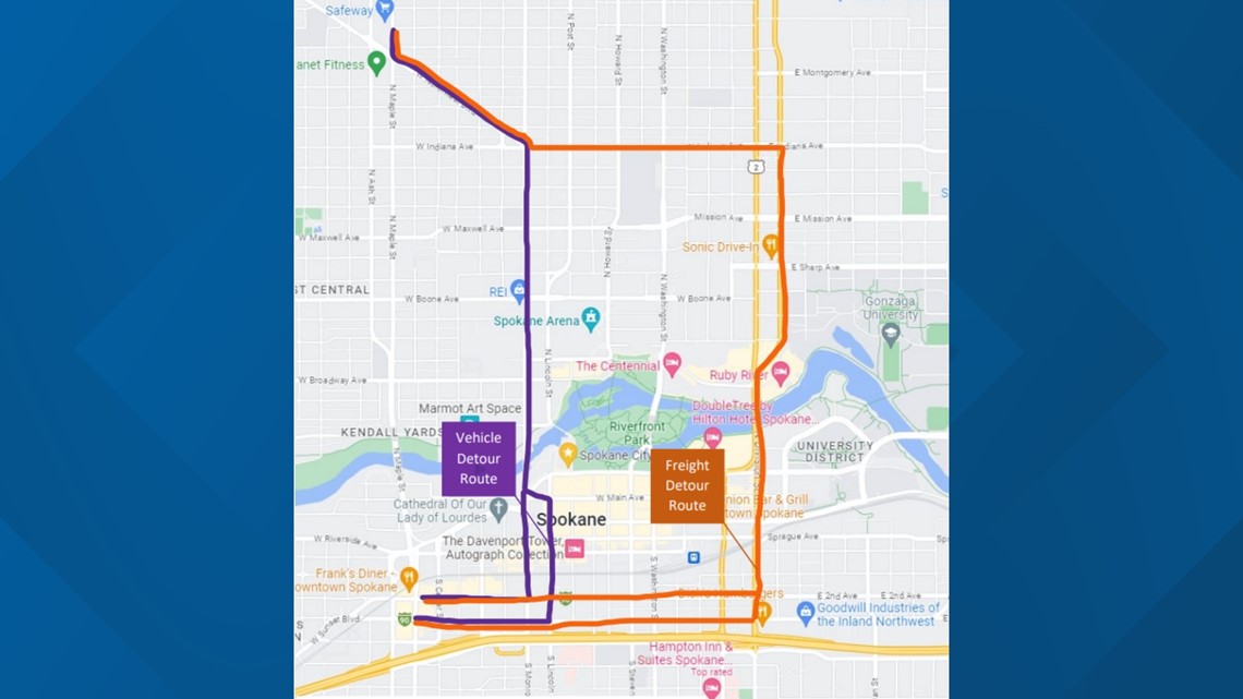 Major construction projects ahead of schedule in Spokane | krem.com