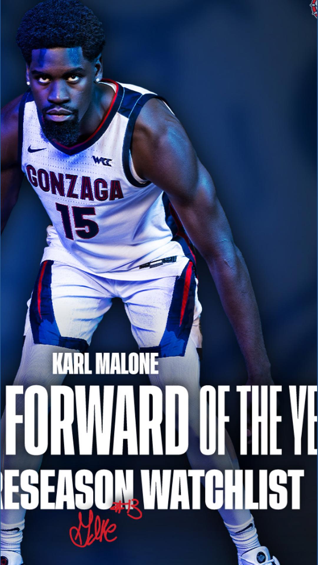 Gonzaga forward Graham Ike named to the Karl Malone Award watchlist ...