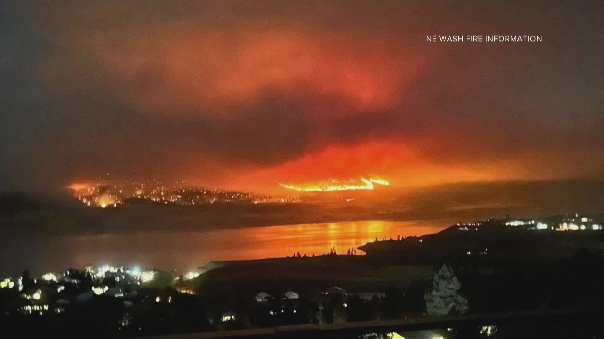 Rattlesnake Fire threatens Ferry County 90% contained | krem.com