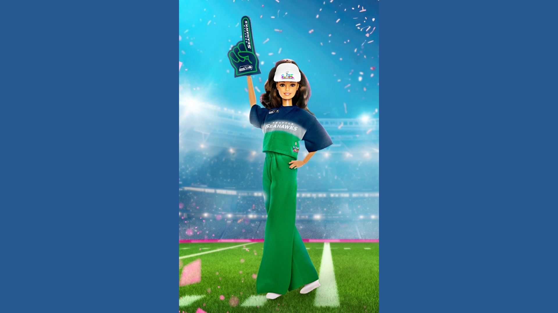 Mattel celebrates Seattle's Super Bowl win with Seahawks Barbie | krem.com