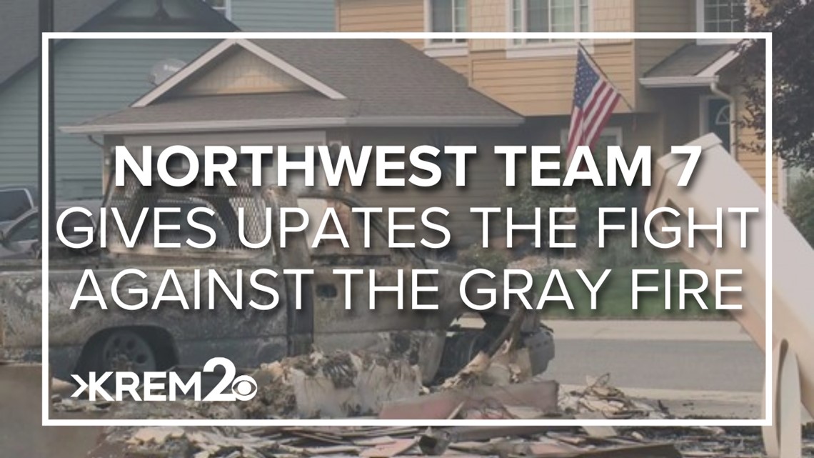 Northwest Team 7 gives update on Gray Fire burning near Medical Lake ...