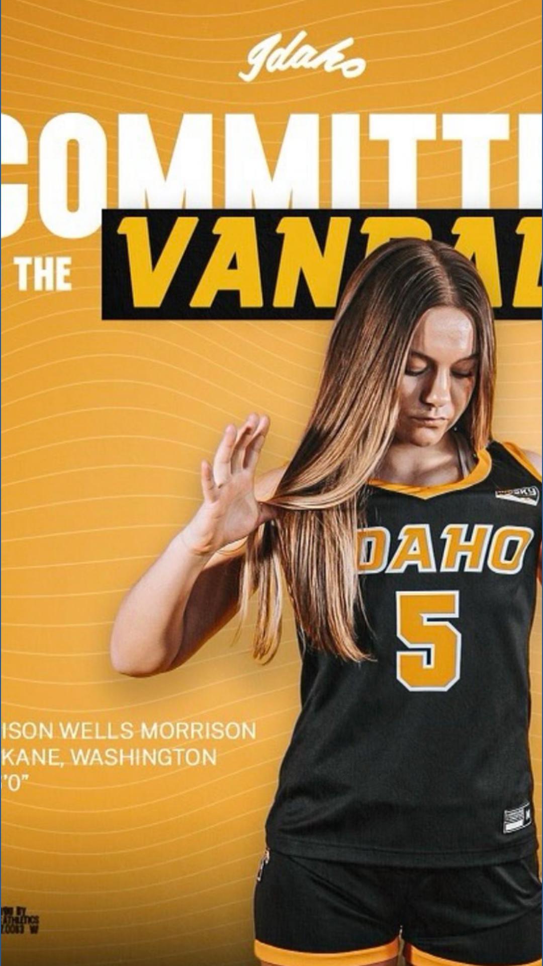 Addison Wells Morrison, daughter of Adam Morrison, commits to Idaho ...