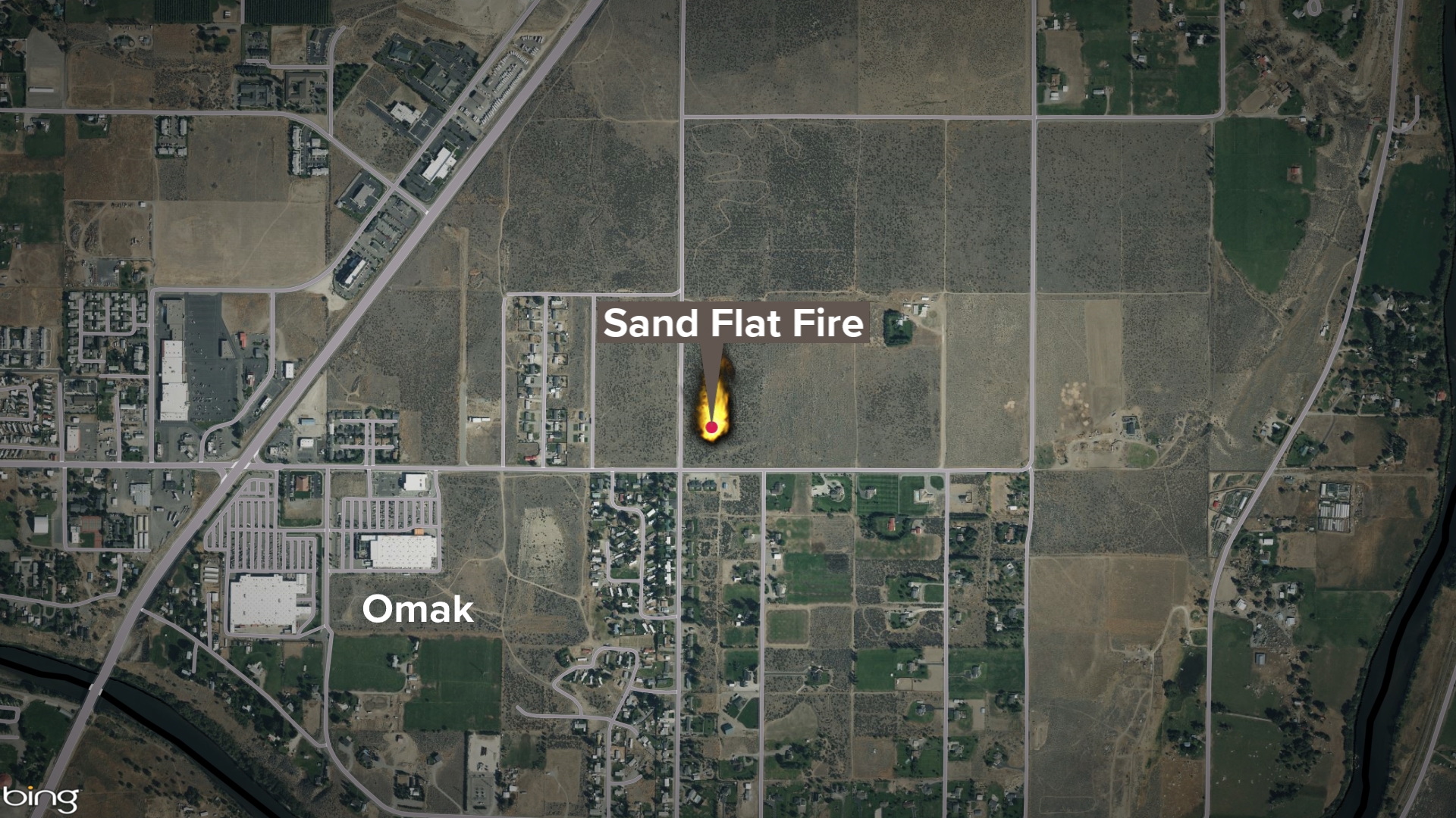 Evacuations dropped for fire in Omak | krem.com