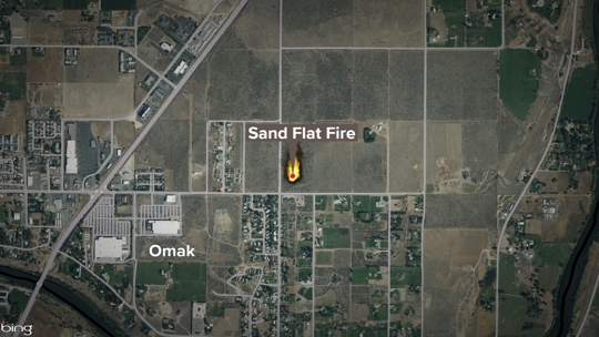 Evacuations dropped for fire in Omak | krem.com