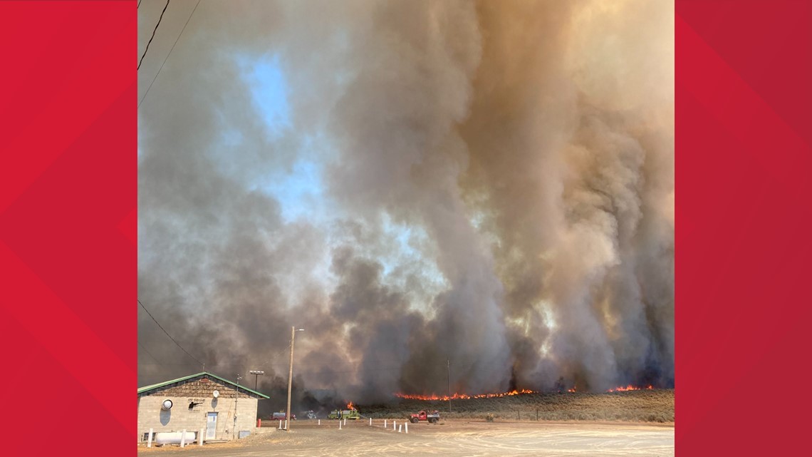 Lind Fire in Adams County 90% contained, evacuations lifted | krem.com