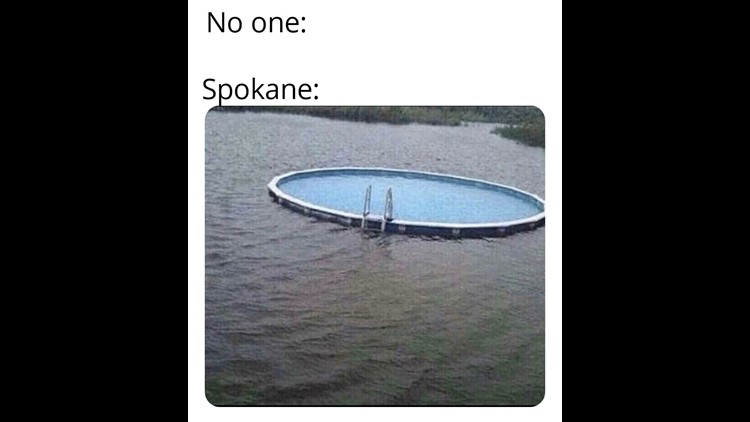 'Next up, Lime rafts': Spokane memes poke fun at flooding | krem.com
