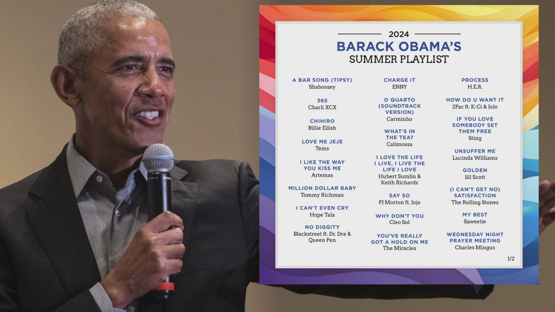 Former President Barack Obama releases summer reading list and playlist ...