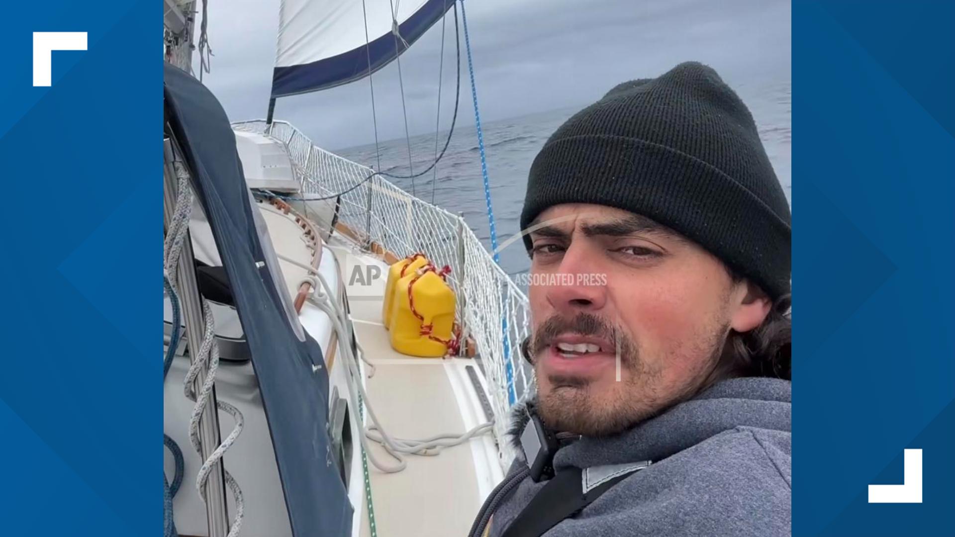Oliver Widger sails the Pacific with his cat Phoenix | krem.com