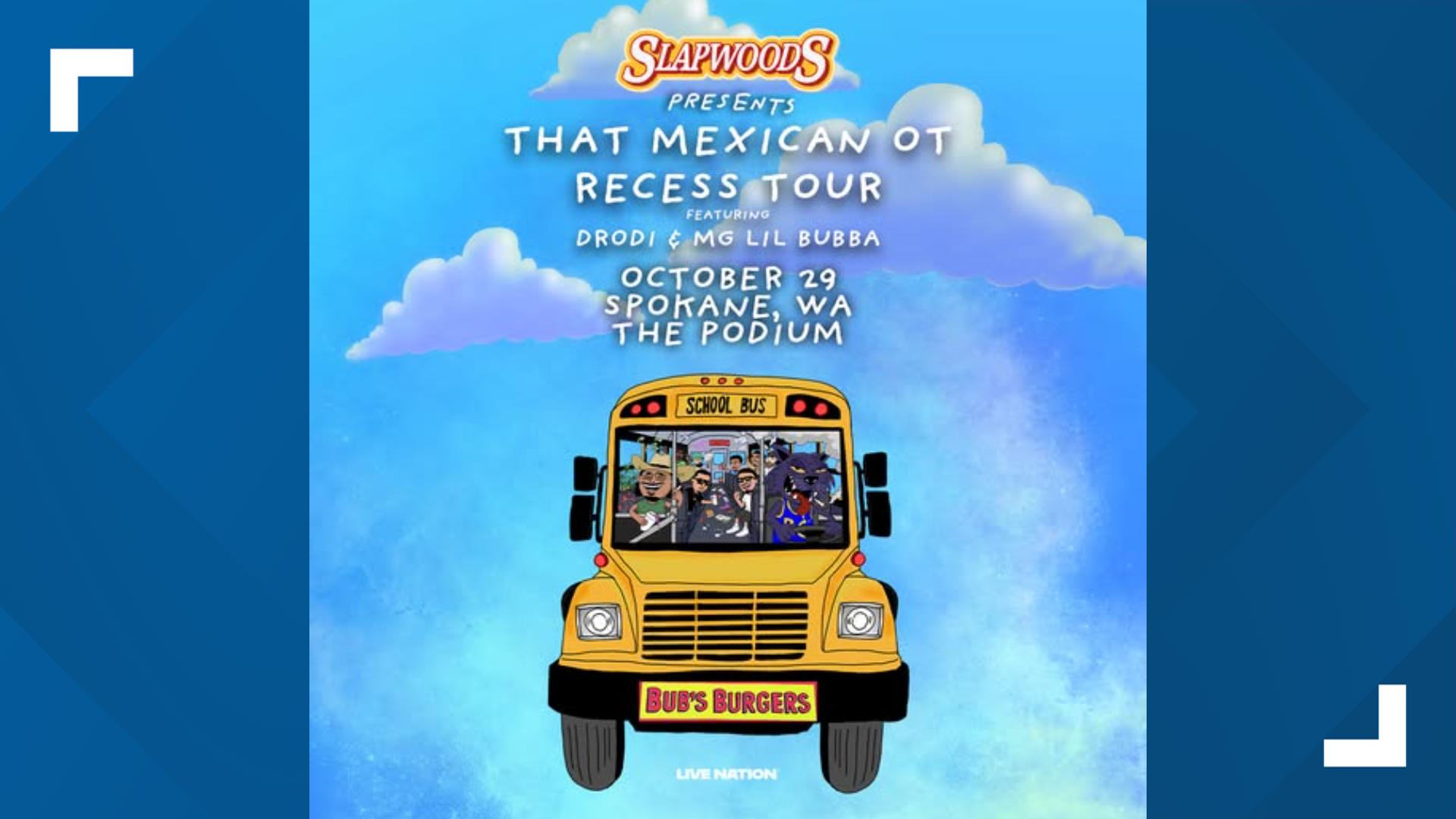 That Mexican OT brings 'Recess Tour' to Spokane this fall | krem.com