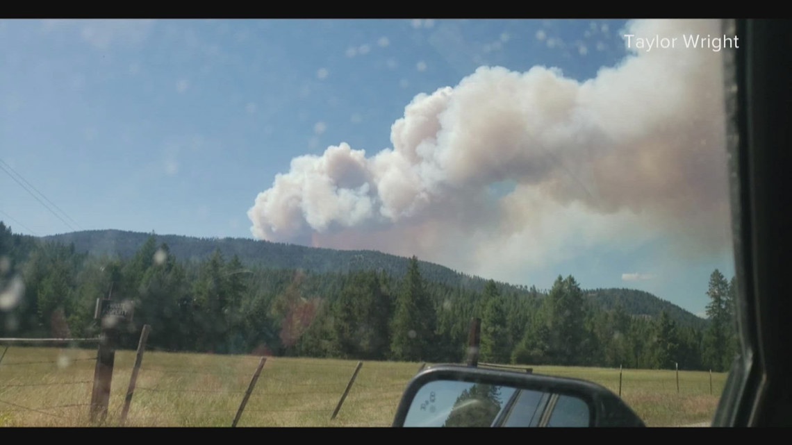 Level 3 (Go Now!) Evacuations issued for wildfire burning southwest of Northport | krem.com