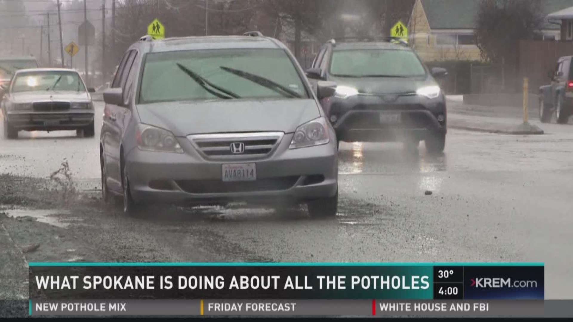 City of Spokane outlines plan to battle potholes | krem.com
