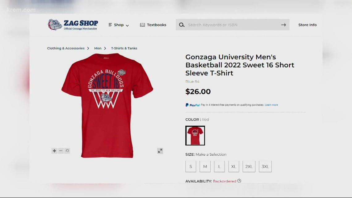 Spokane Zags fans prepare as the men head to the Sweet 16 | krem.com