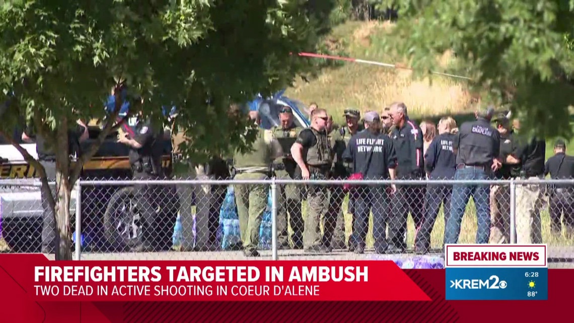 Multiple firefighters attacked while responding to a fire near Coeur d ...