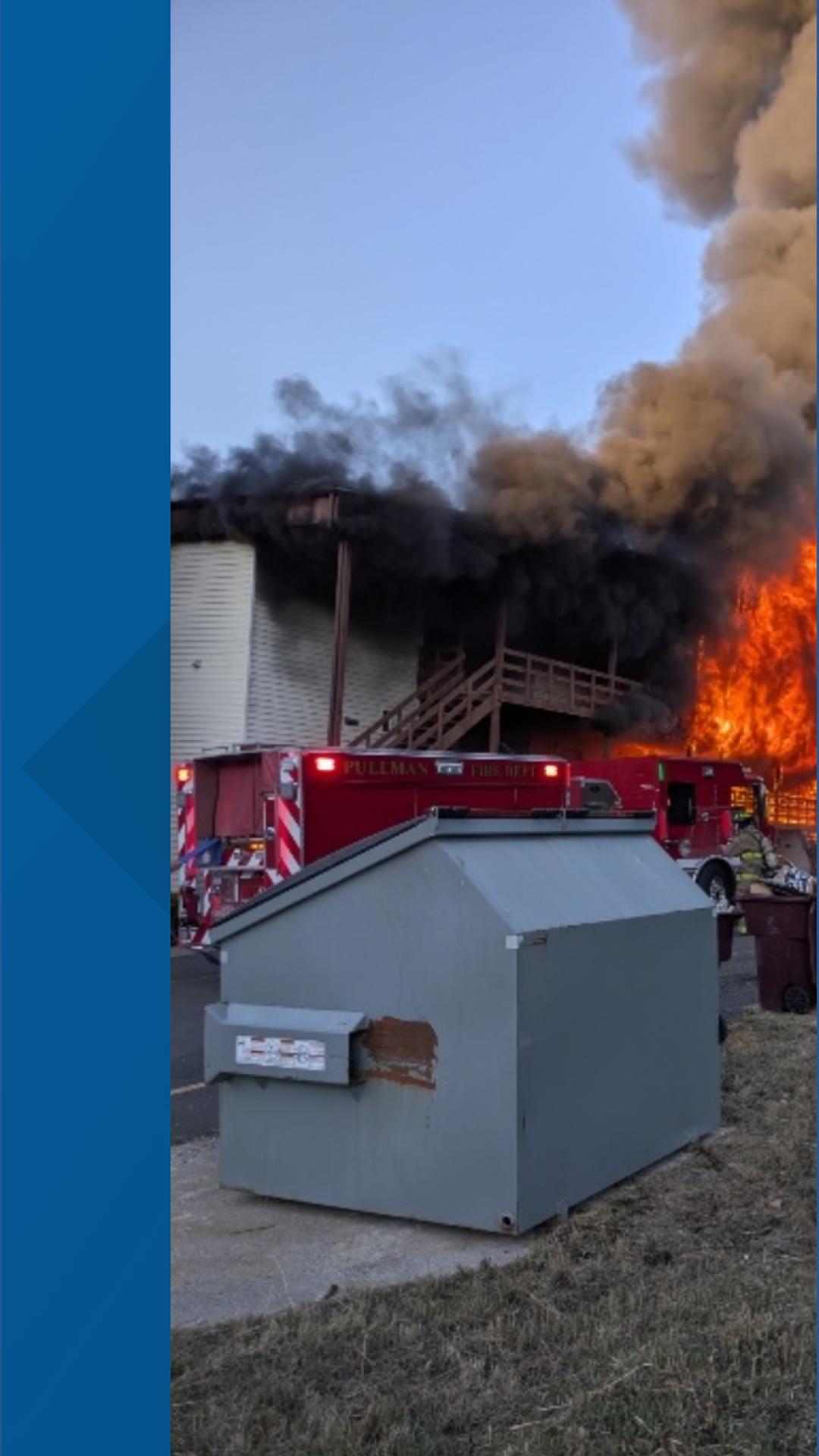 Pullman apartment fire suspect arrested, police suspect explosive ...