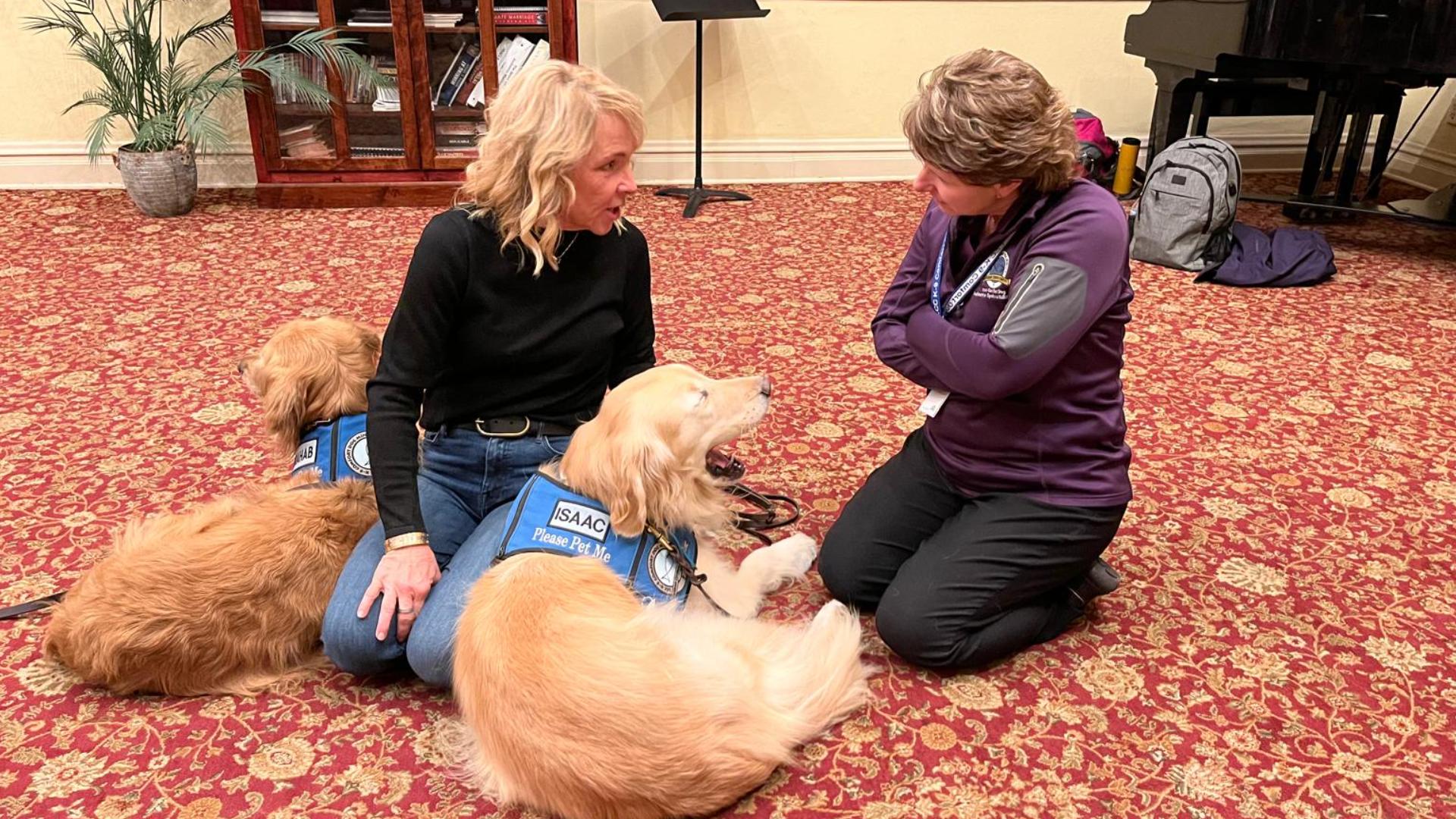 Isaac, the Spokane Valley comfort dog, giving love to L.A. wildfire ...