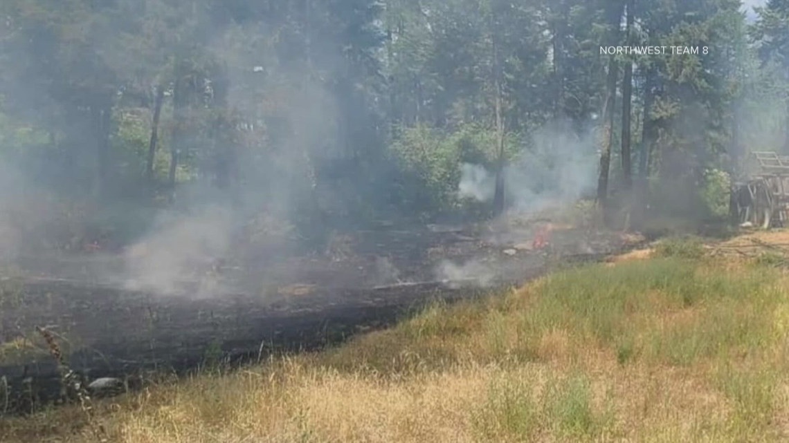 Hope Fire continues to burn near Northport | krem.com