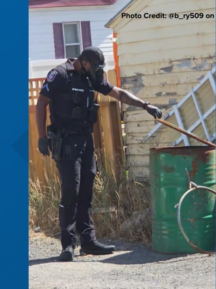 Video shows mysterious barrel in Spokane, police say no human remains ...