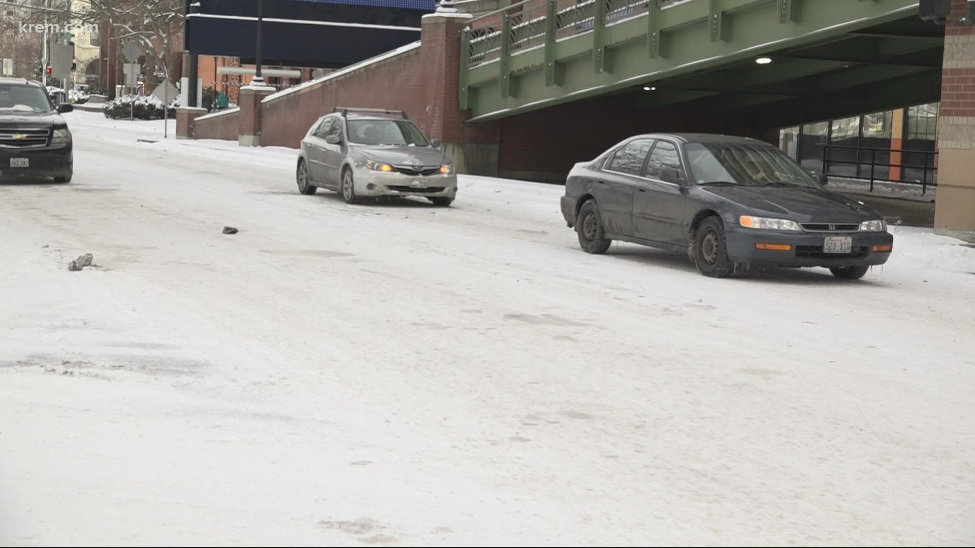 City of Spokane responds quickly to unexpected snowfall | krem.com