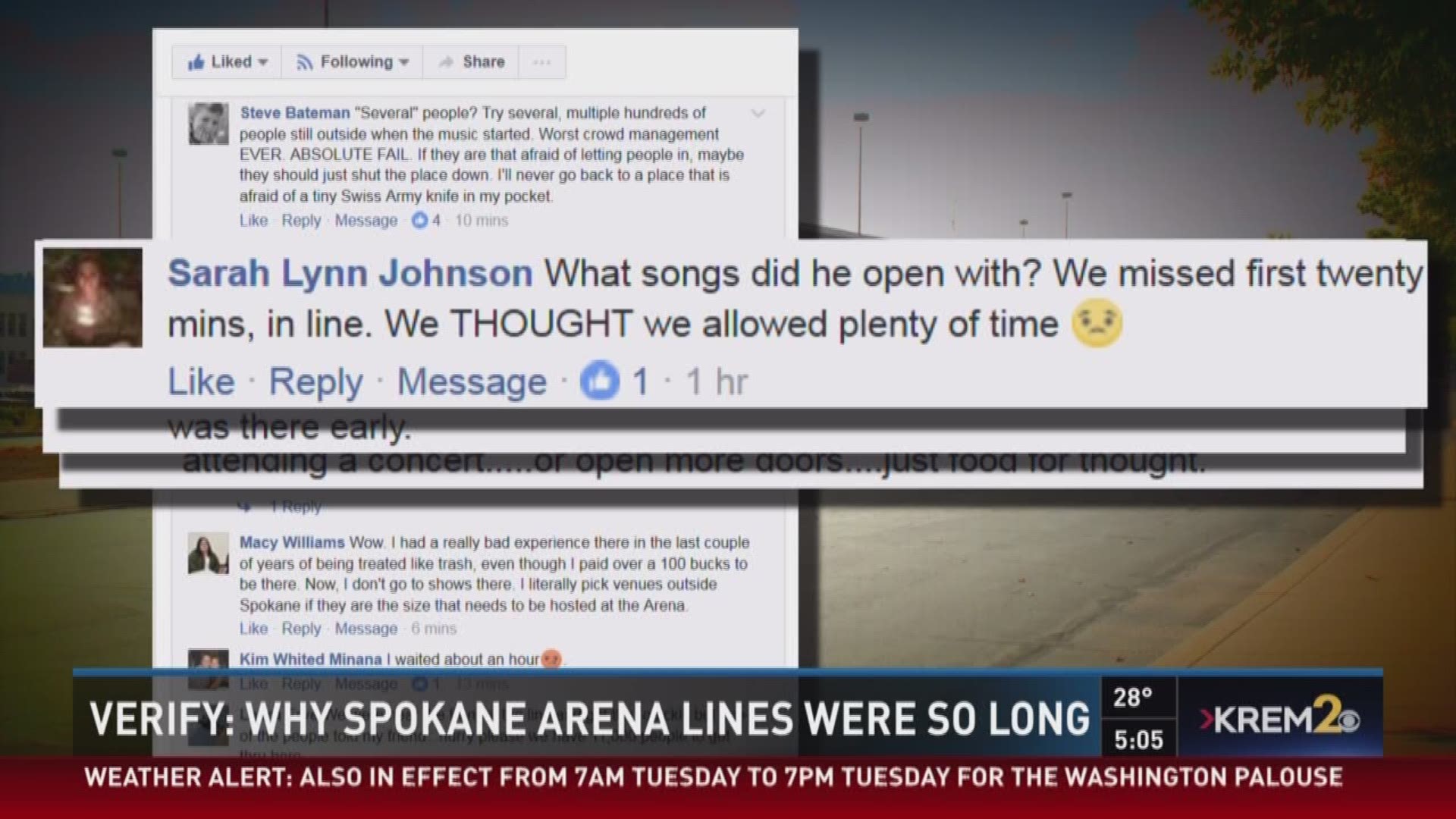 Verify: Why were lines so long at Spokane's Elton John concert? | krem.com