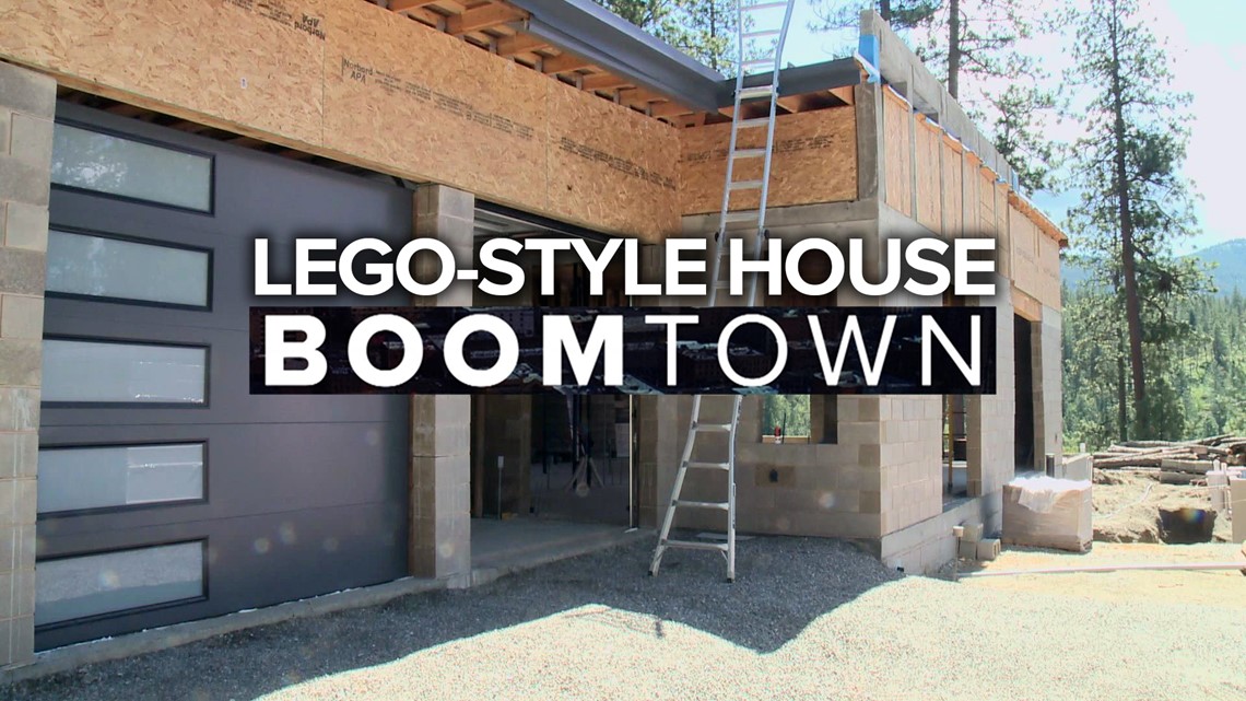 Lego-style house under construction in Liberty Lake | krem.com