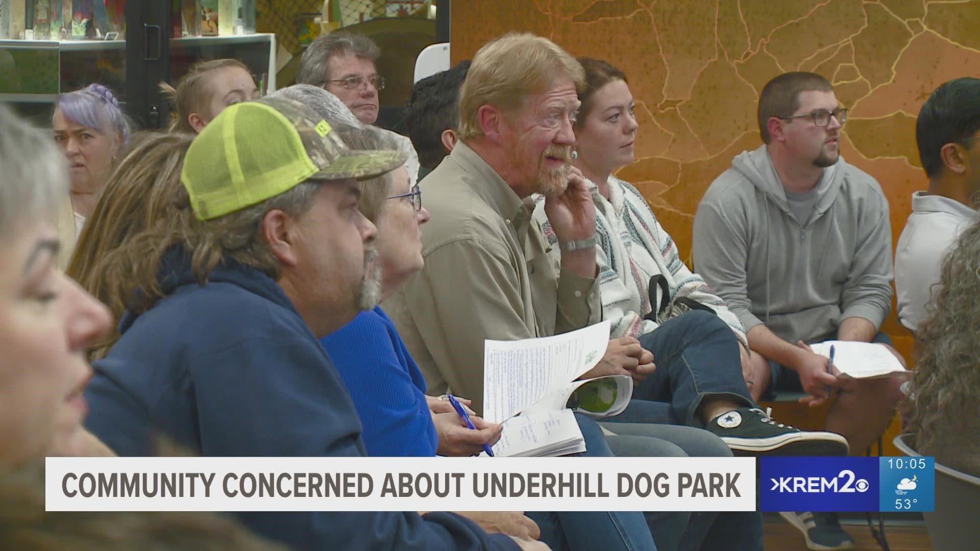 Community concerned about Underhill Dog Park | krem.com