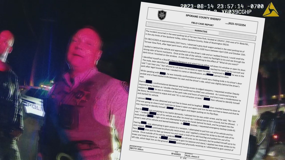 Assault charges recommended for Spokane County deputy accused of ...