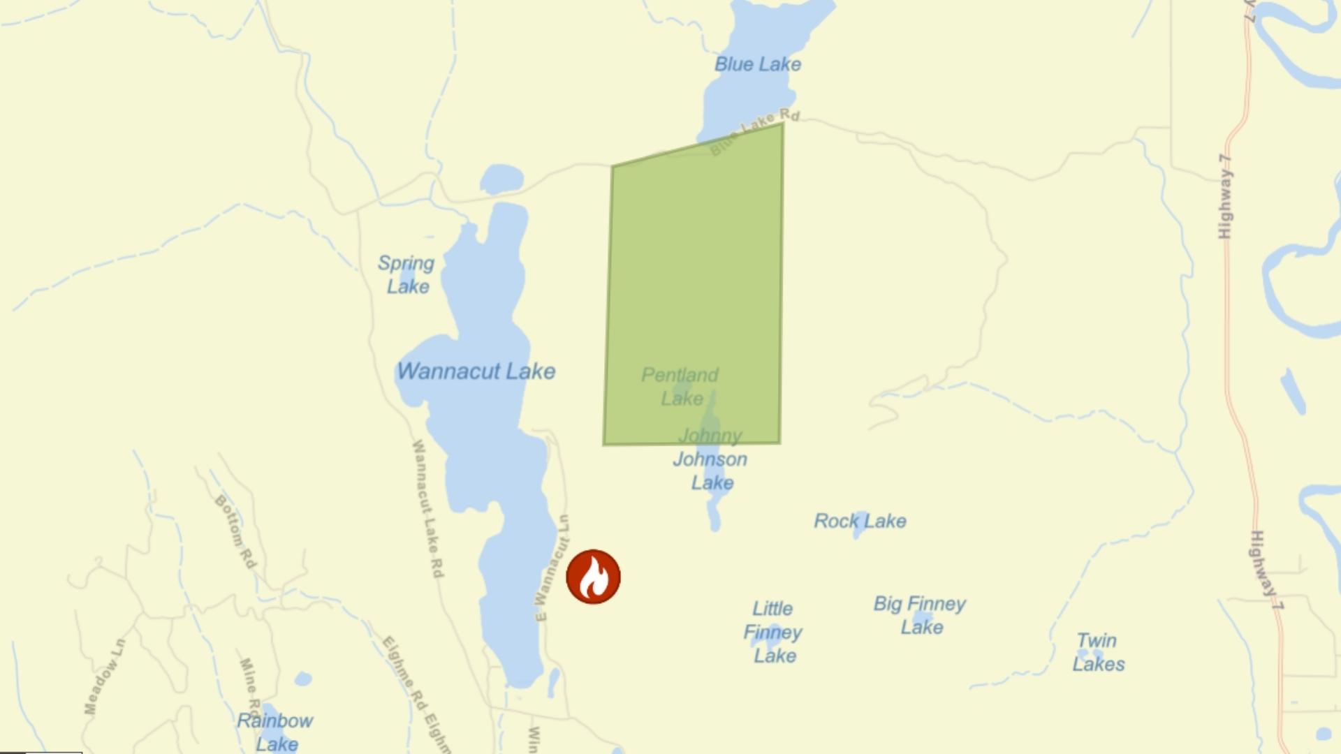 Level 1 Advisory issued for fire burning near Wannacut Lake in Tonasket ...