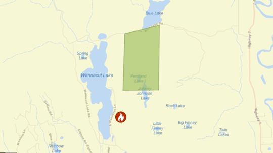 Level 1 Advisory issued for fire burning near Wannacut Lake in Tonasket ...