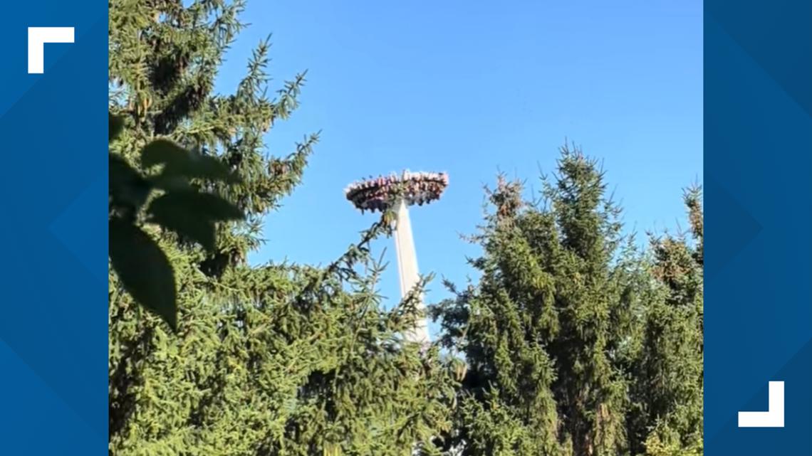 Silverwood responds to viral video of Spin Cycle ride getting stuck for ...