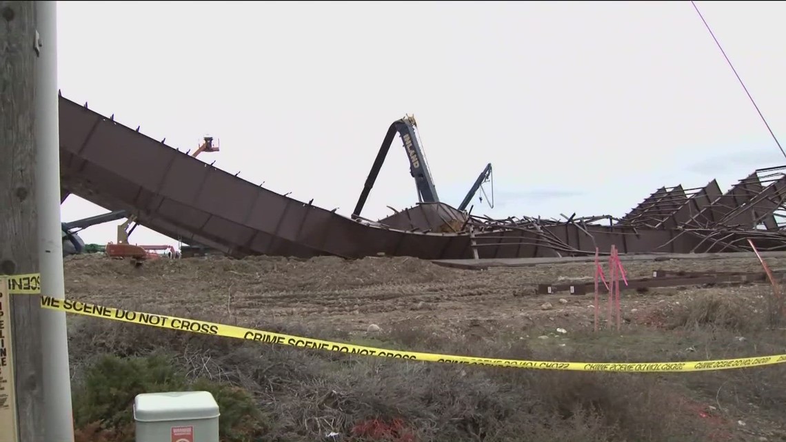 Contractor in Boise Airport hangar collapse has OSHA violations | krem.com