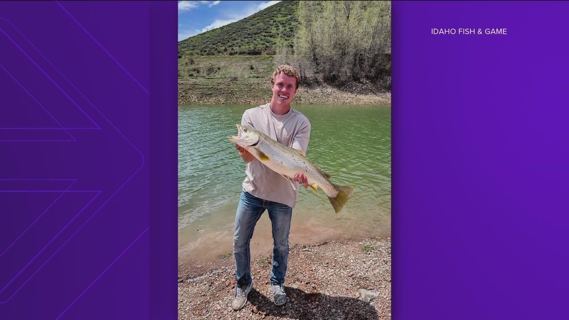 New Idaho tiger trout record set in Montpelier Reservoir | krem.com