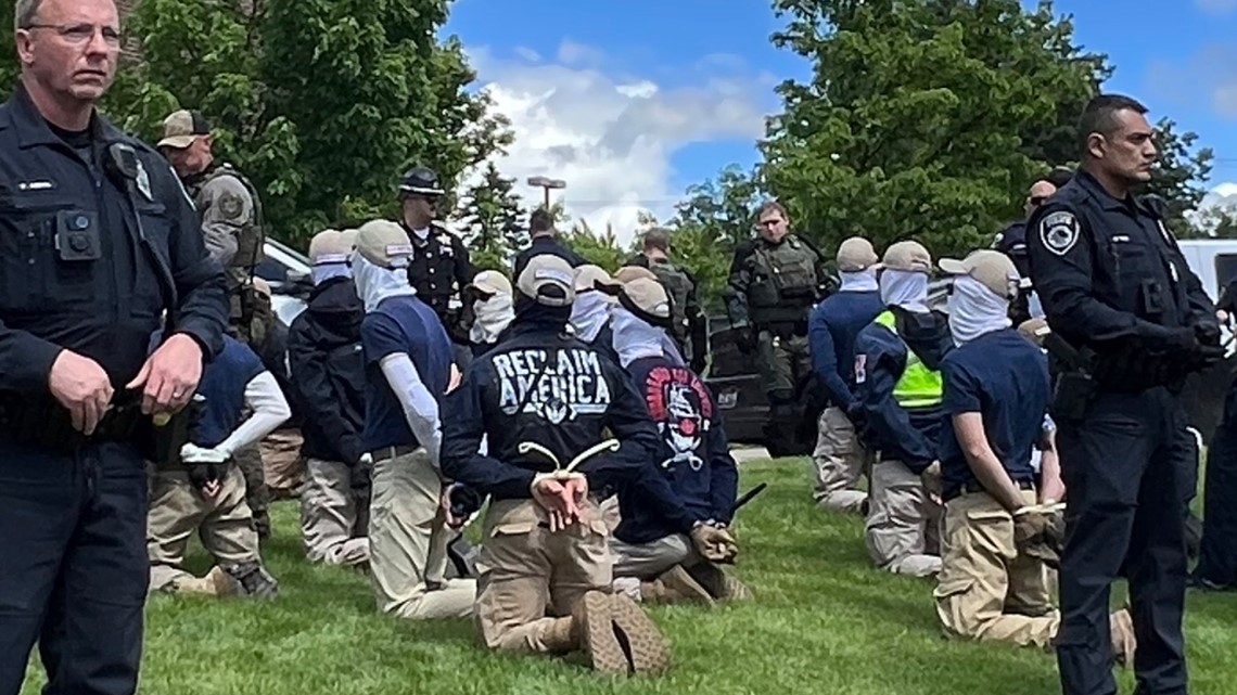 Patriot Front members could face overlapping prosecution | krem.com