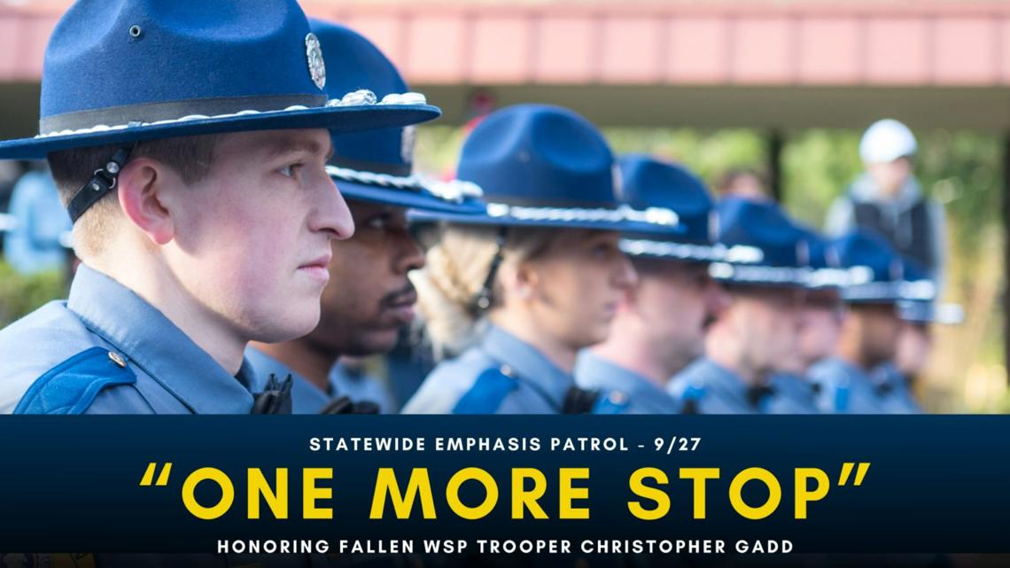 'One More Stop': Law enforcement honors fallen Trooper Christopher Gadd ...