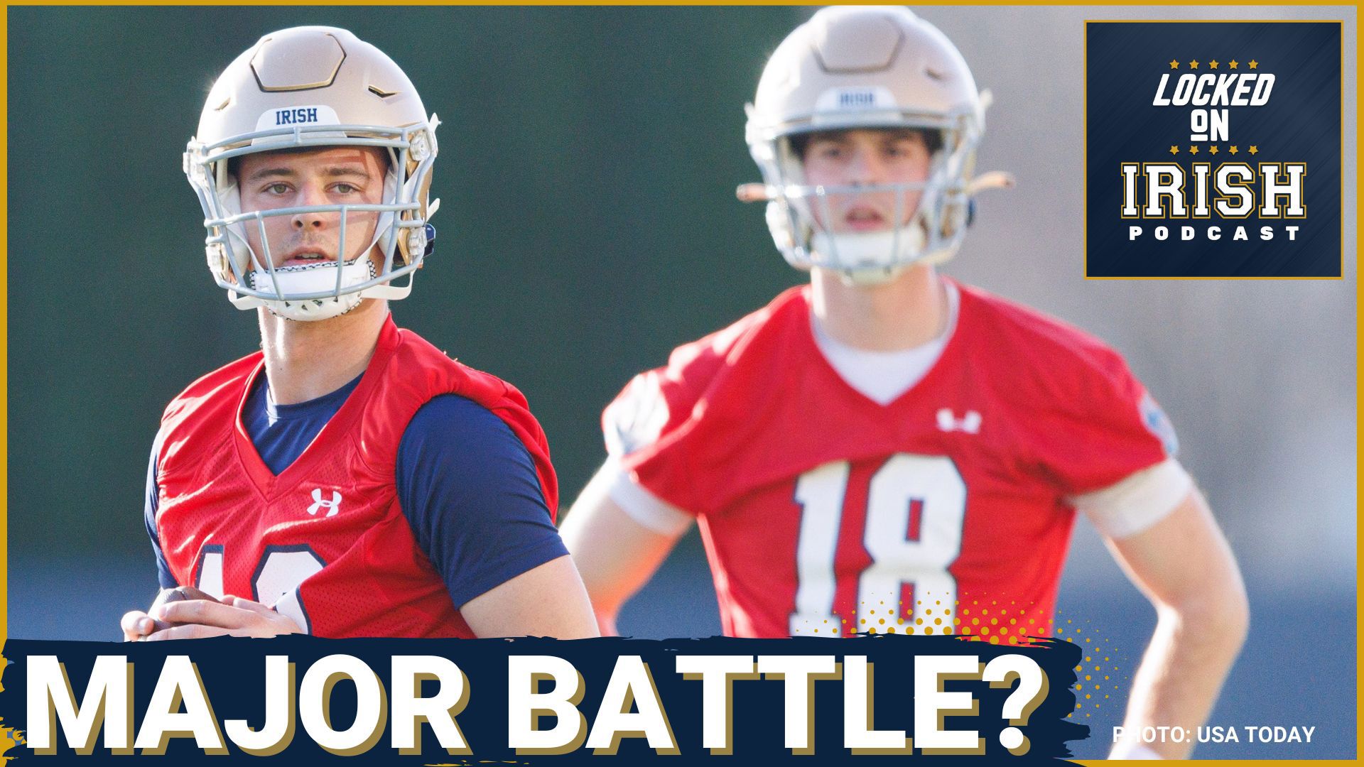 Notre Dame QB & RB Battles are HEATING UP | Who’s Taking the Lead in ...