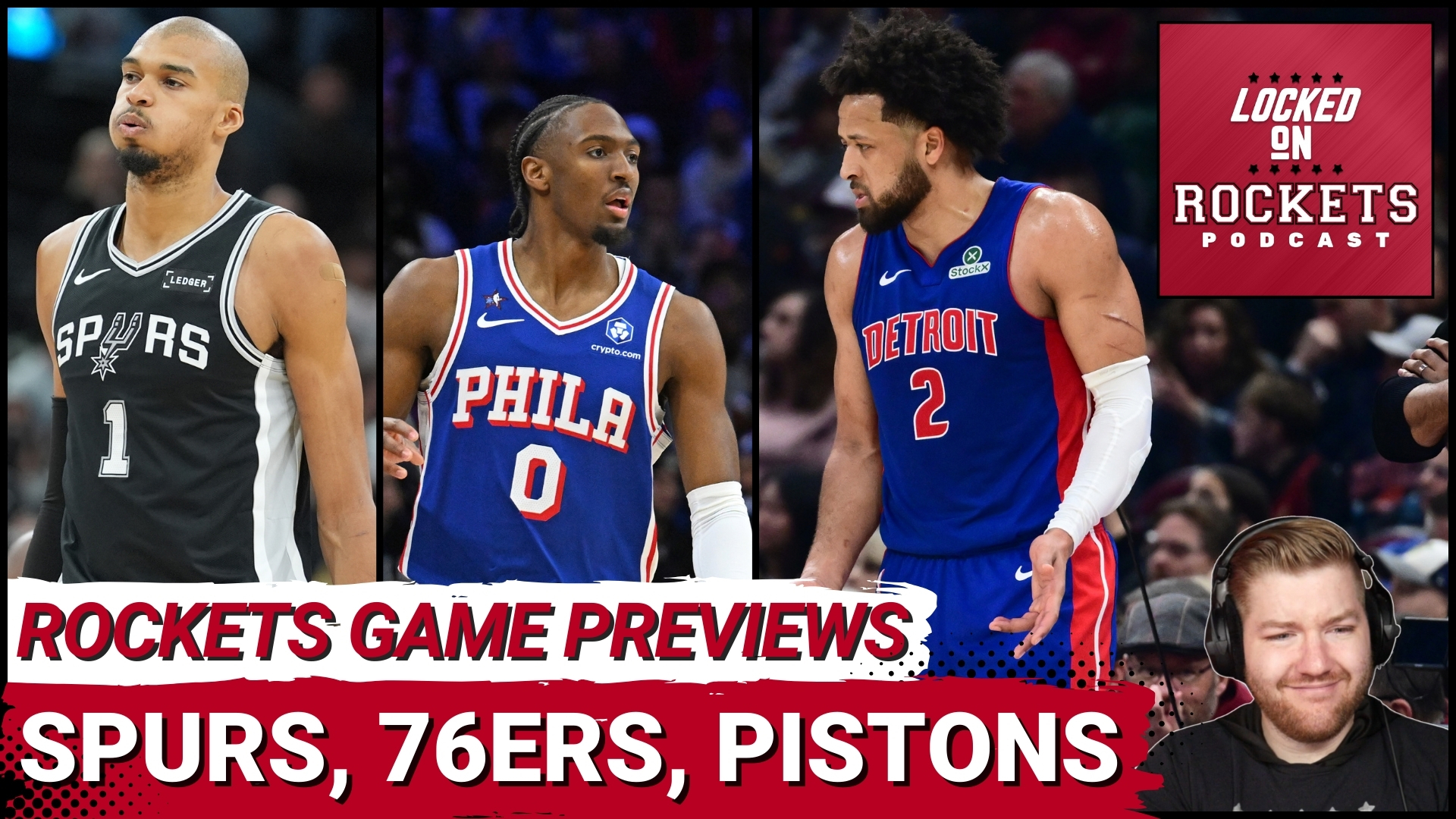 Houston Rockets Game PREVIEWS: Spurs, 76ers, Pistons | Alperen Sengun ...