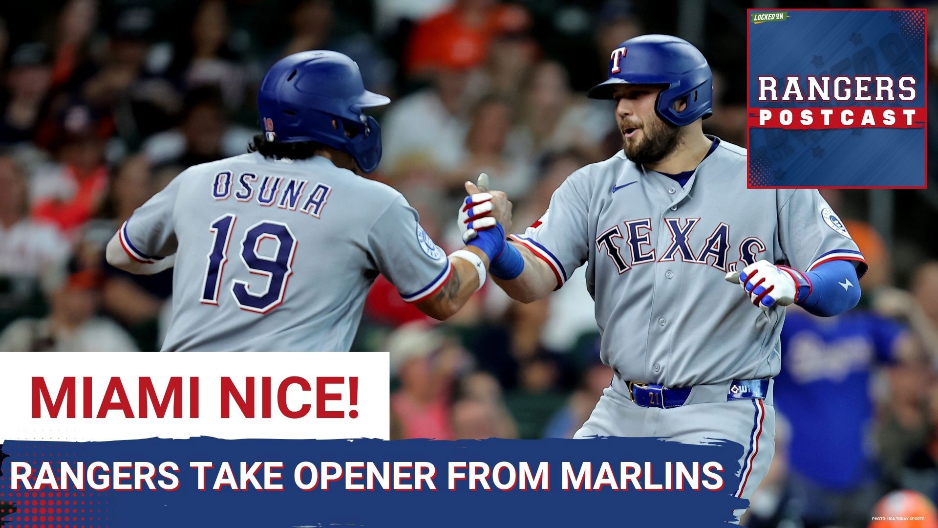 RANGERS POSTCAST The Rangers SCORED 2 in the 8th to take the opener in ...