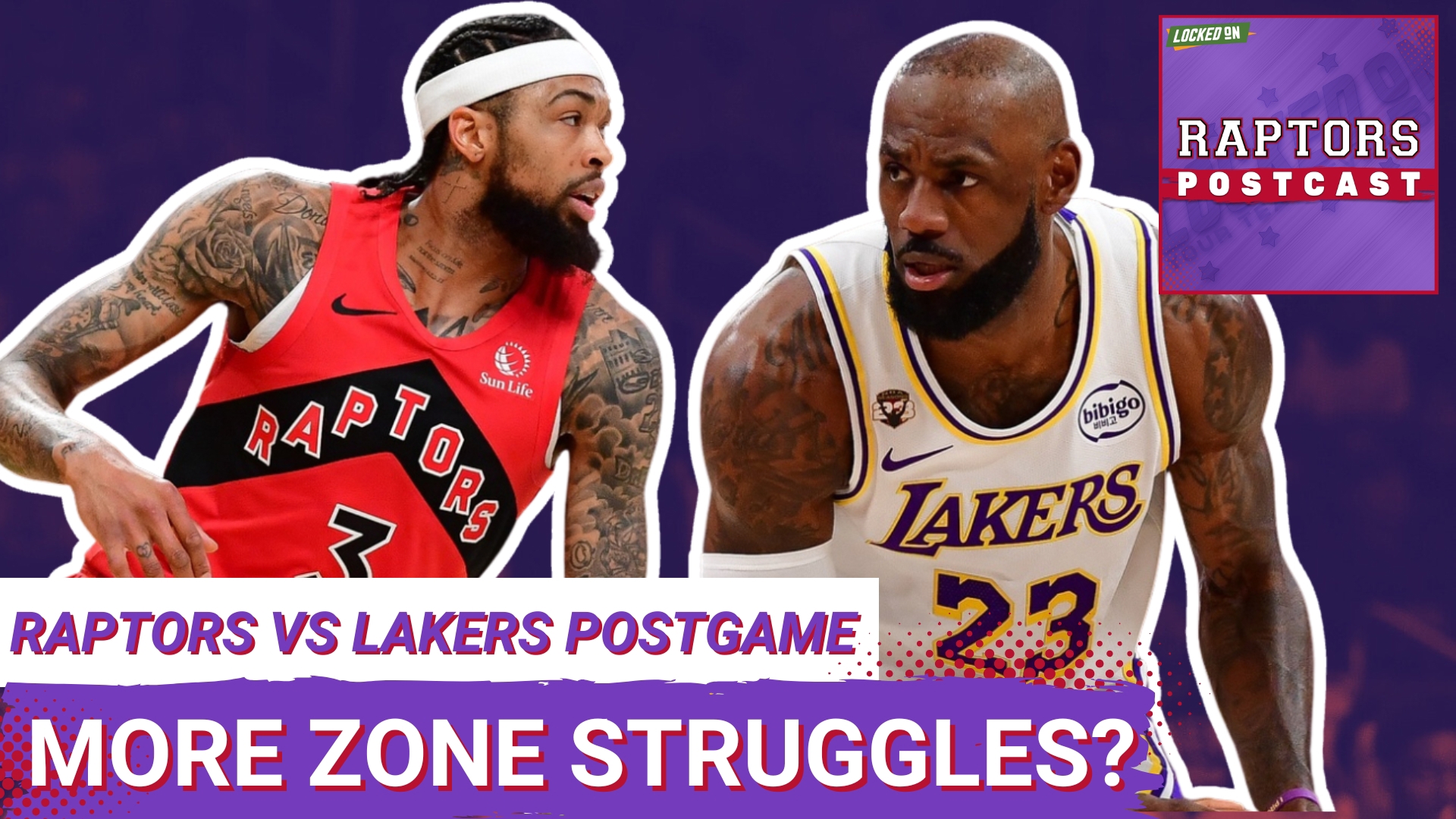 RAPTORS POSTCAST: Another loss because of ISSUES against zone defence ...