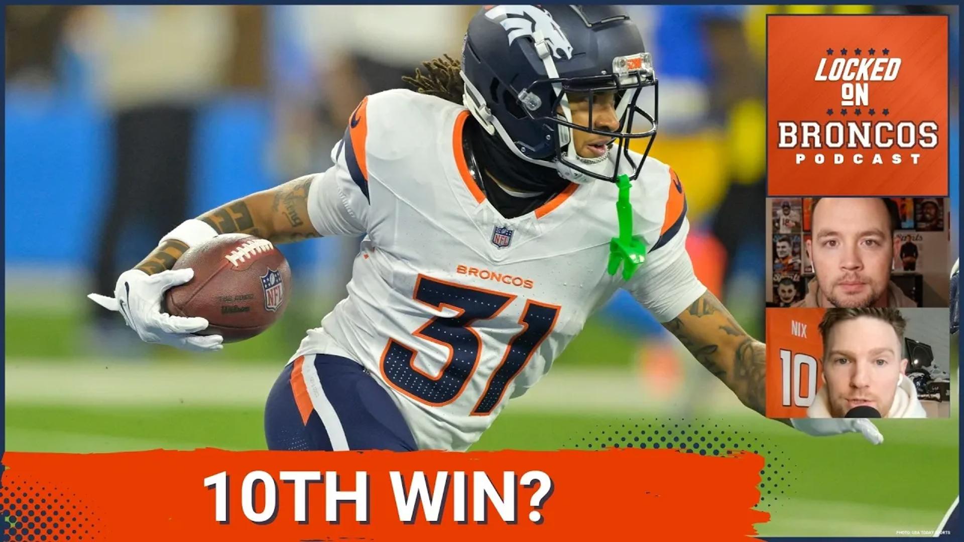 Denver Broncos Focused On Getting 10th Win Vs. Cincinnati Bengals ...