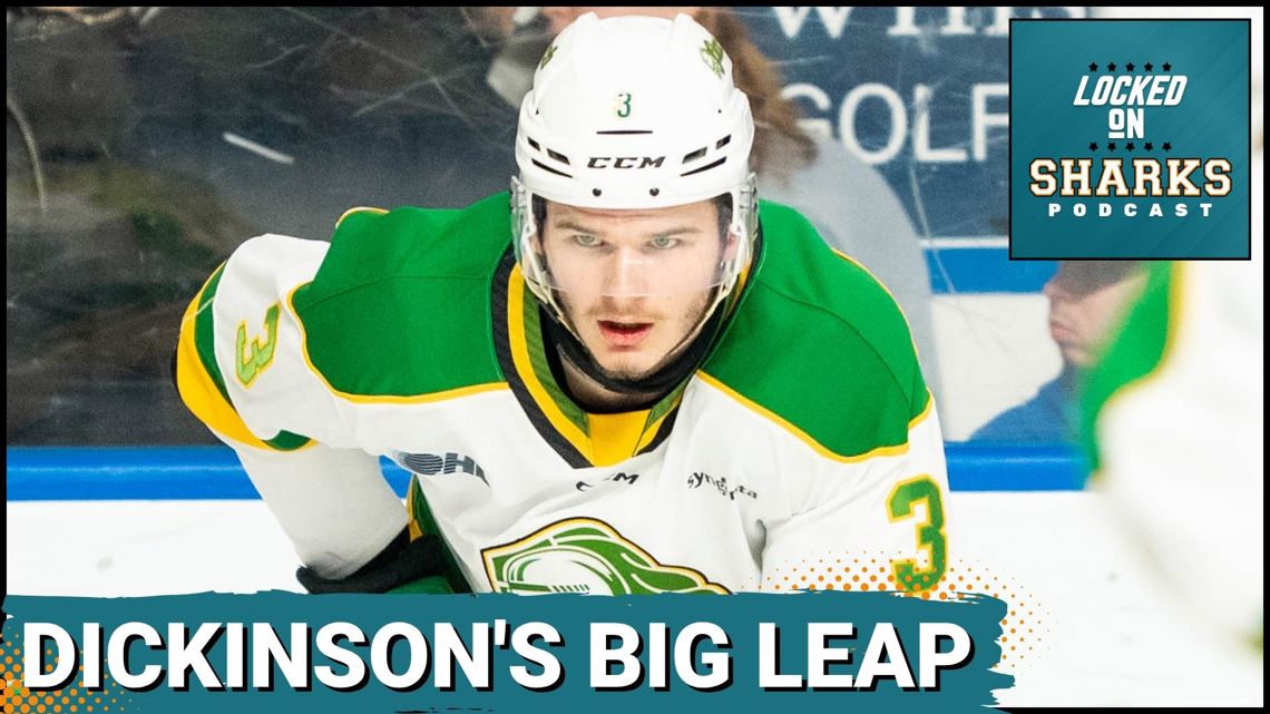 Can Sam Dickinson SURVIVE the NHL Leap? Sharks Face High-Stakes ...